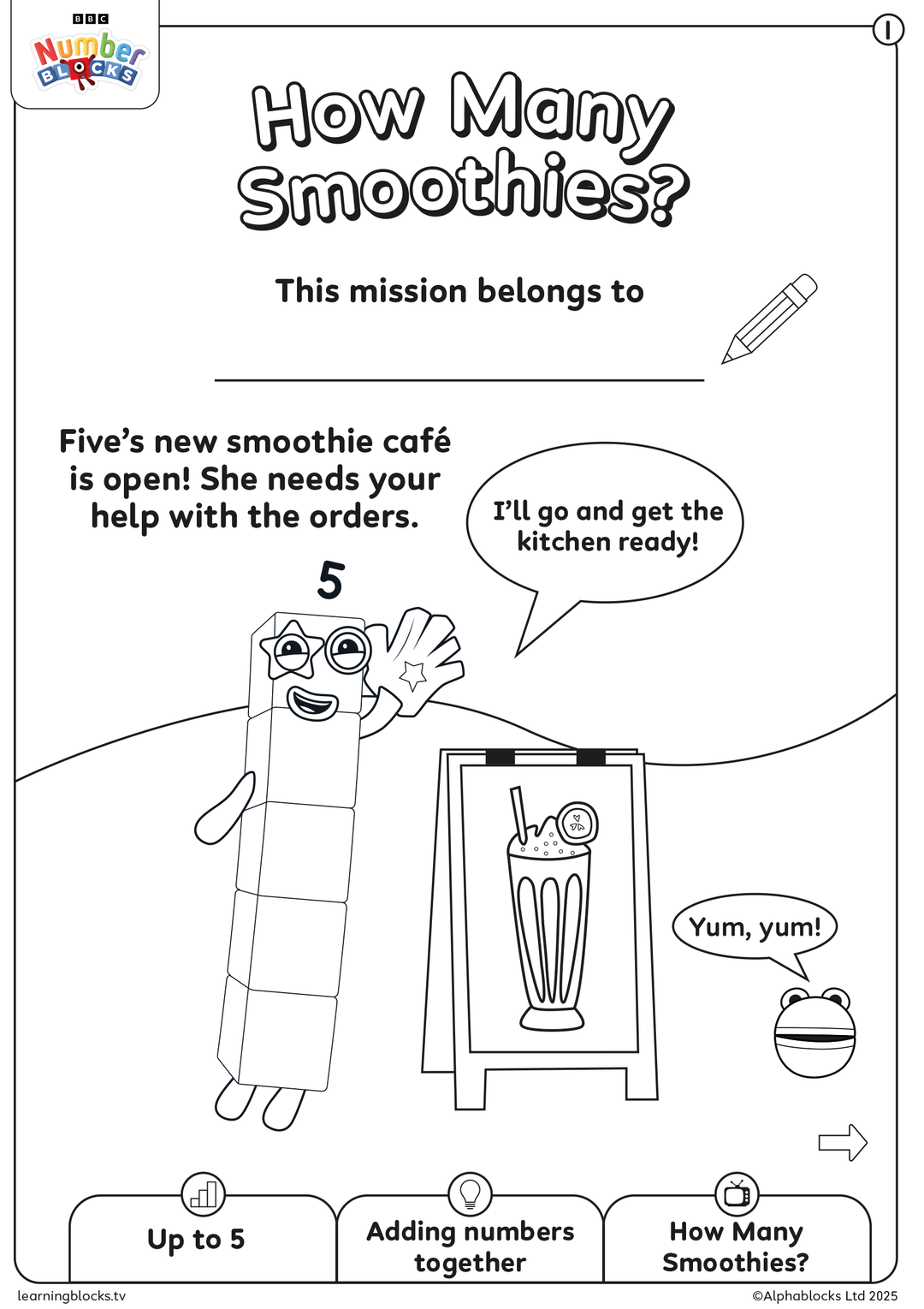 Numberblocks | Episodes | How Many Smoothies?