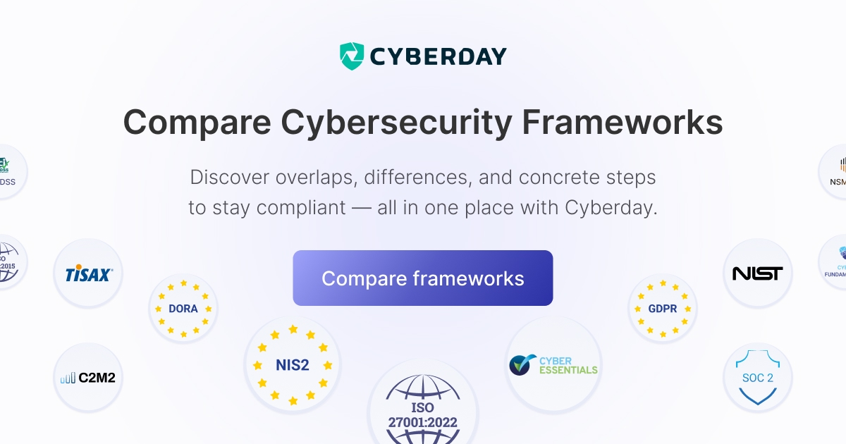 Compare Cybersecurity Frameworks | Free Tool