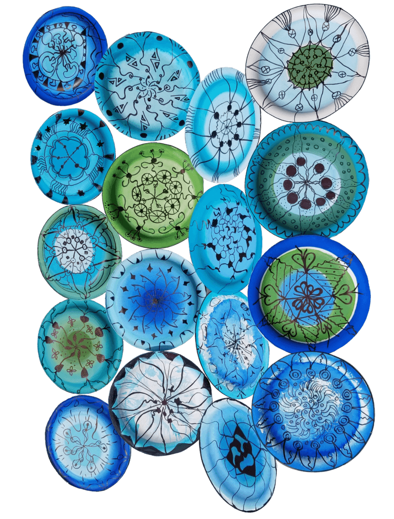 Circle Painting | Draw All You Can: Collaborative Art Projects