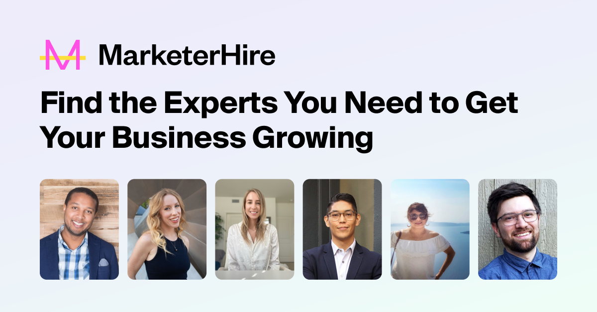 Expert Marketer Roles to Help You Grow | MarketerHire