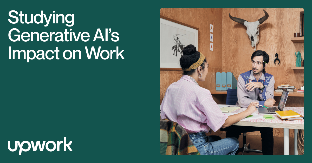 Studying Generative AI’s Impact on Work