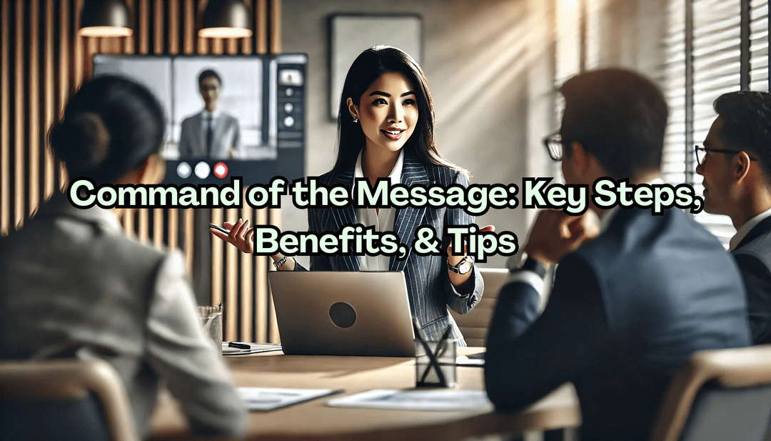 Command of the Message: Key Steps, Benefits, & Tips