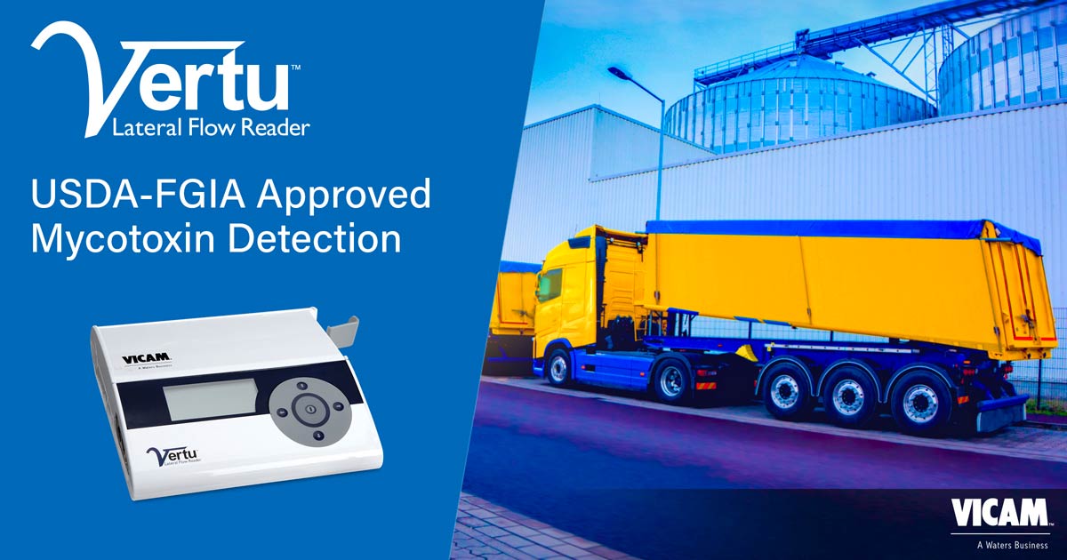 Obtain Precise, On-Site Results Using the VICAM Vertu Lateral Flow Reader