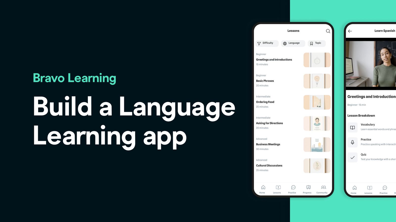 Build a Language Learning App with Bravo Studio