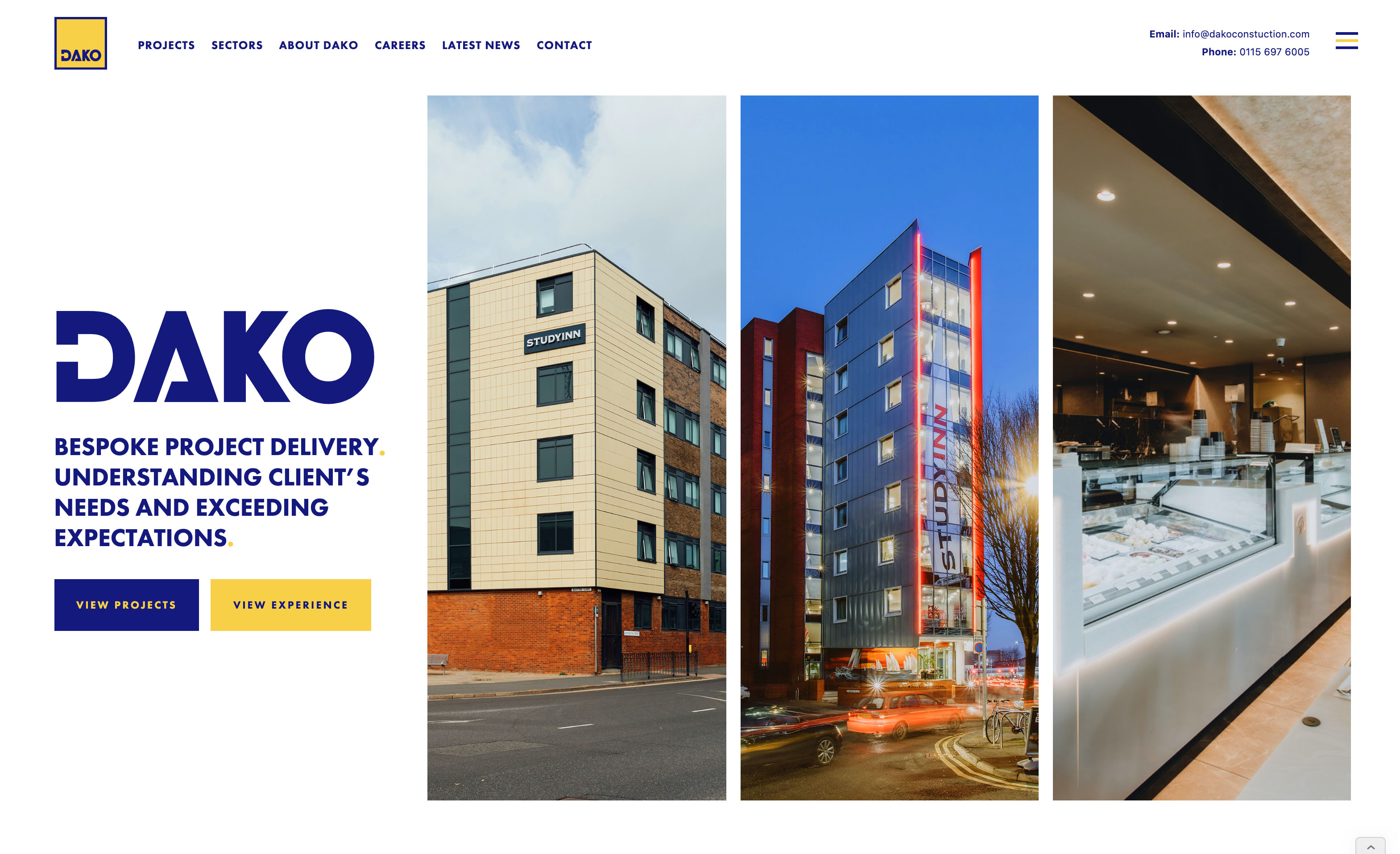 Welcome to The Oliver Hind Group | Bespoke Construction Management