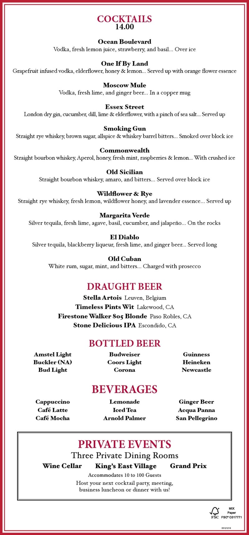 555 East | Long Beach Steakhouse | Since 1984