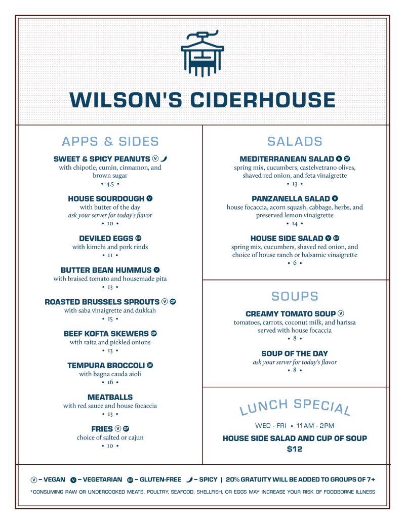 Wilson's Ciderhouse (Des Moines)- Restaurant & Bar