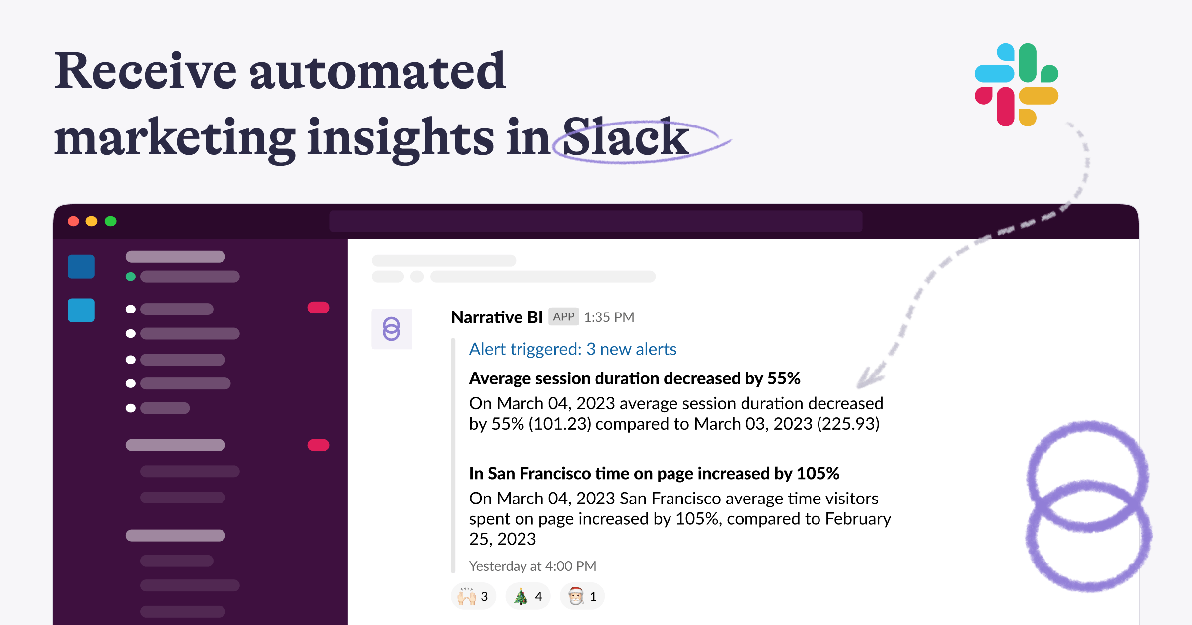 Analytics in Slack: Receive Automated Marketing Reports