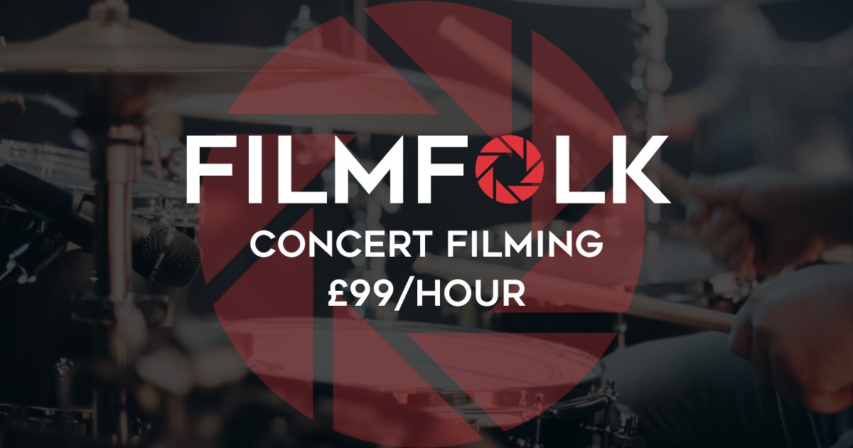 Concert Videography | Only £99/hour | Concert Filming London