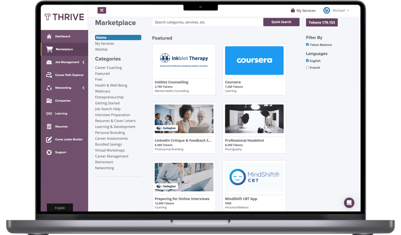 Thrive Career Wellness Platform - Modern Workforce Solutions