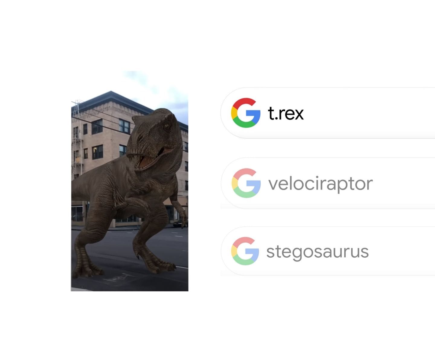 The Jurassic World Meets Augmented Reality with Google 3D Dinosaurs ...