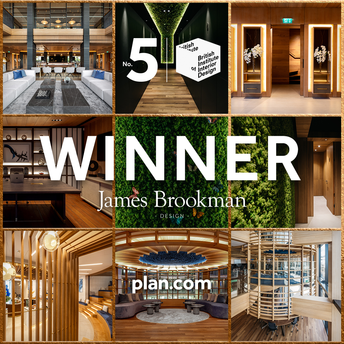 plan.com HQ Wins BIID Interior of the Year Award 2024