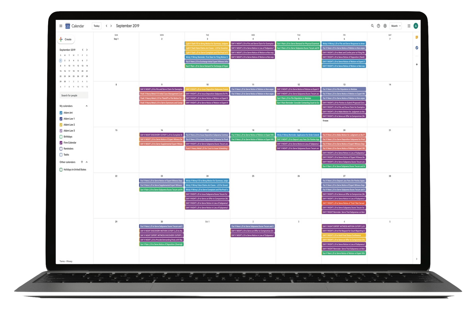 DocketCalendar | Automated Legal Deadlines | Conquer Your Calendar