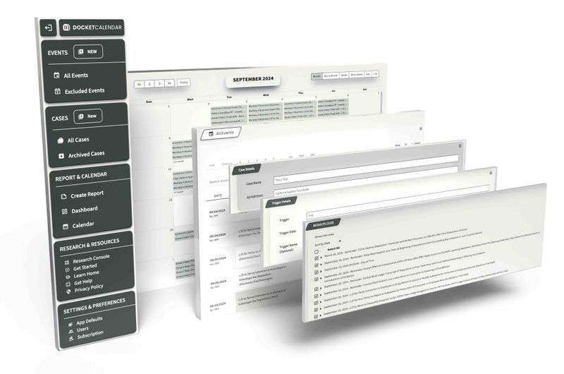 DocketCalendar | Automated Legal Deadlines | Conquer Your Calendar