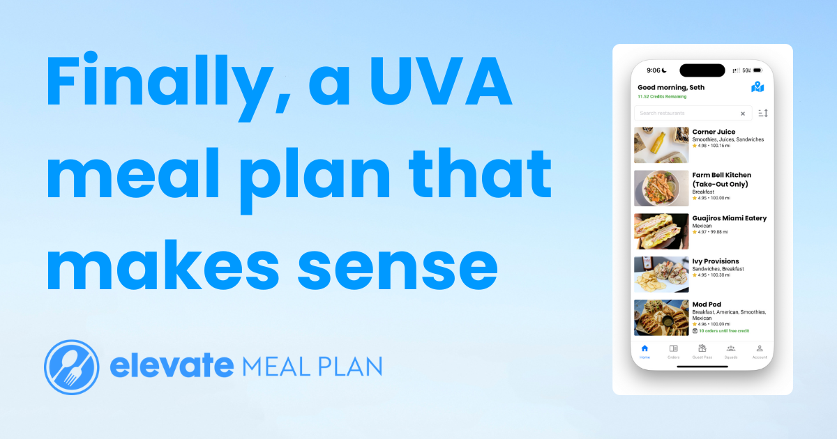 Off-Campus Meal Plan Restaurant Partners at UVA