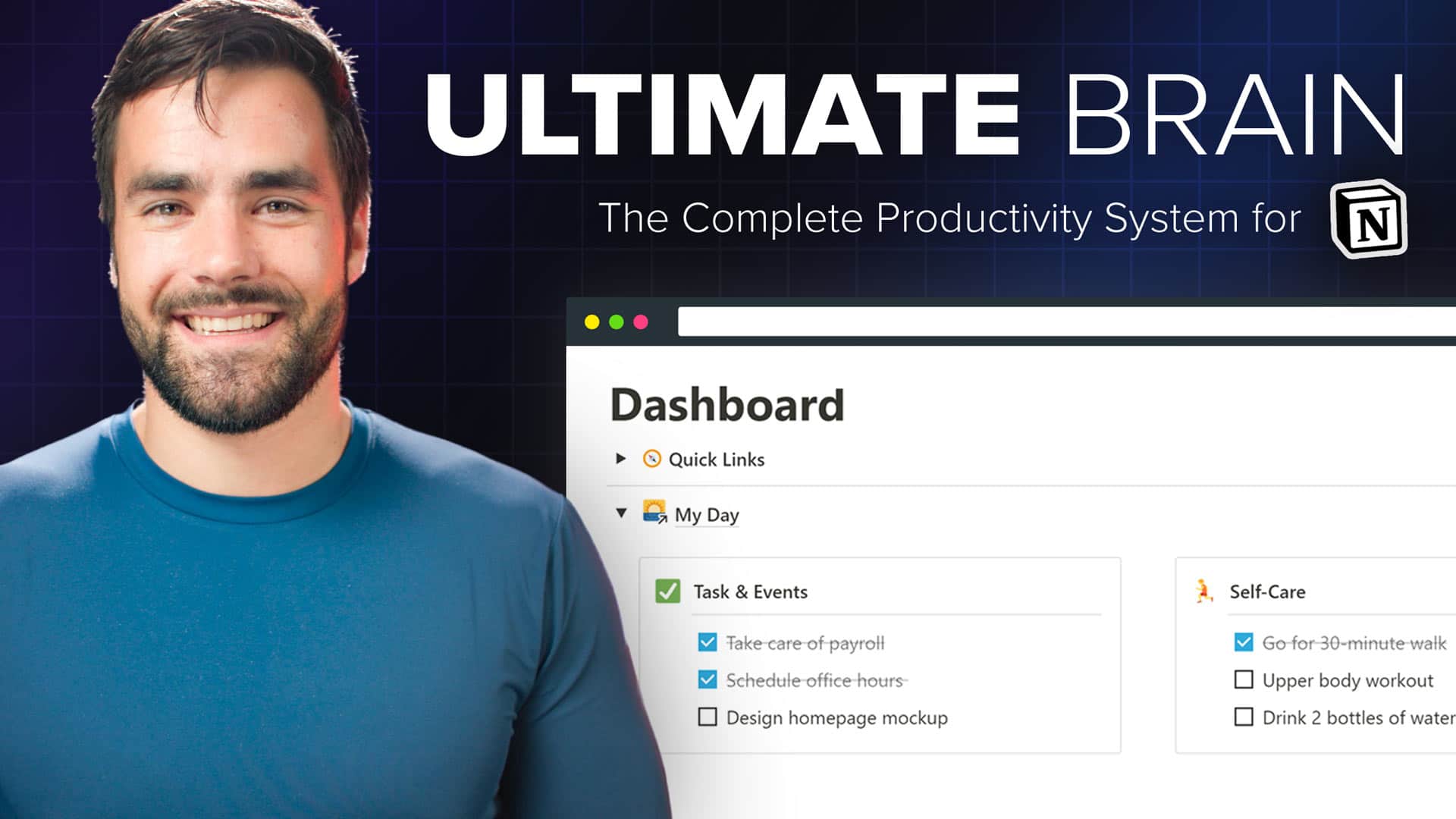 Ultimate Brain for Notion by Thomas Frank | Notion Everything
