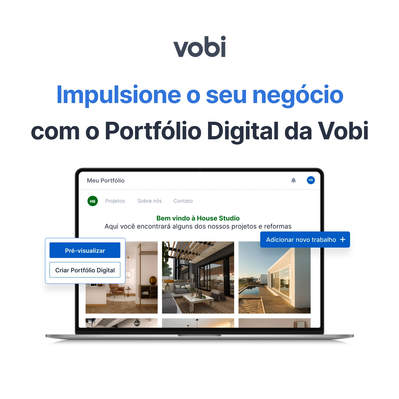 Portfólio Digital na Vobi - Mostre ao mundo os seus projetos e obras, e ...