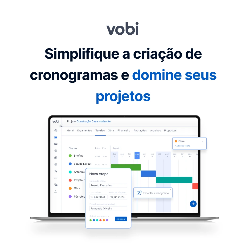 Cronograma de Projetos da Vobi - Agilidade e eficiência no controle das ...