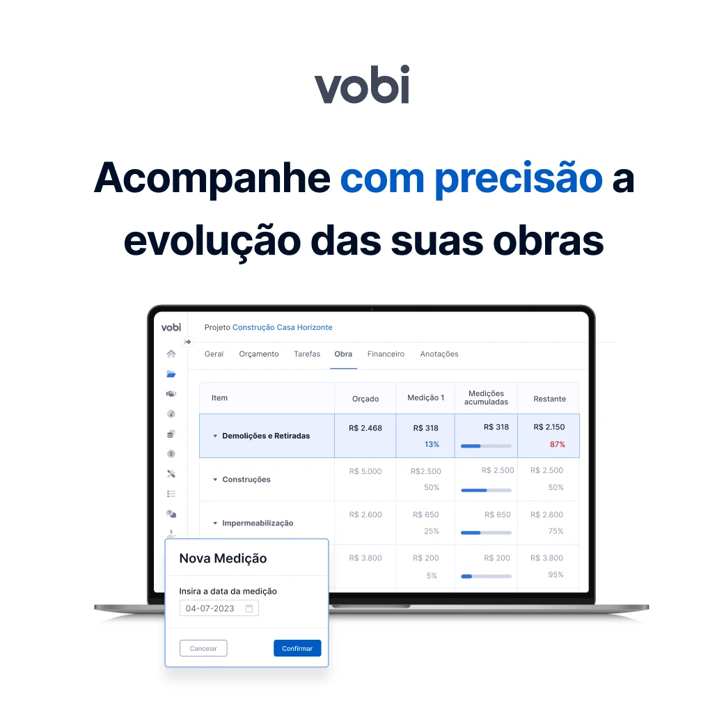 Medição de Obra da Vobi - Controle e precisão da evolução física da sua ...