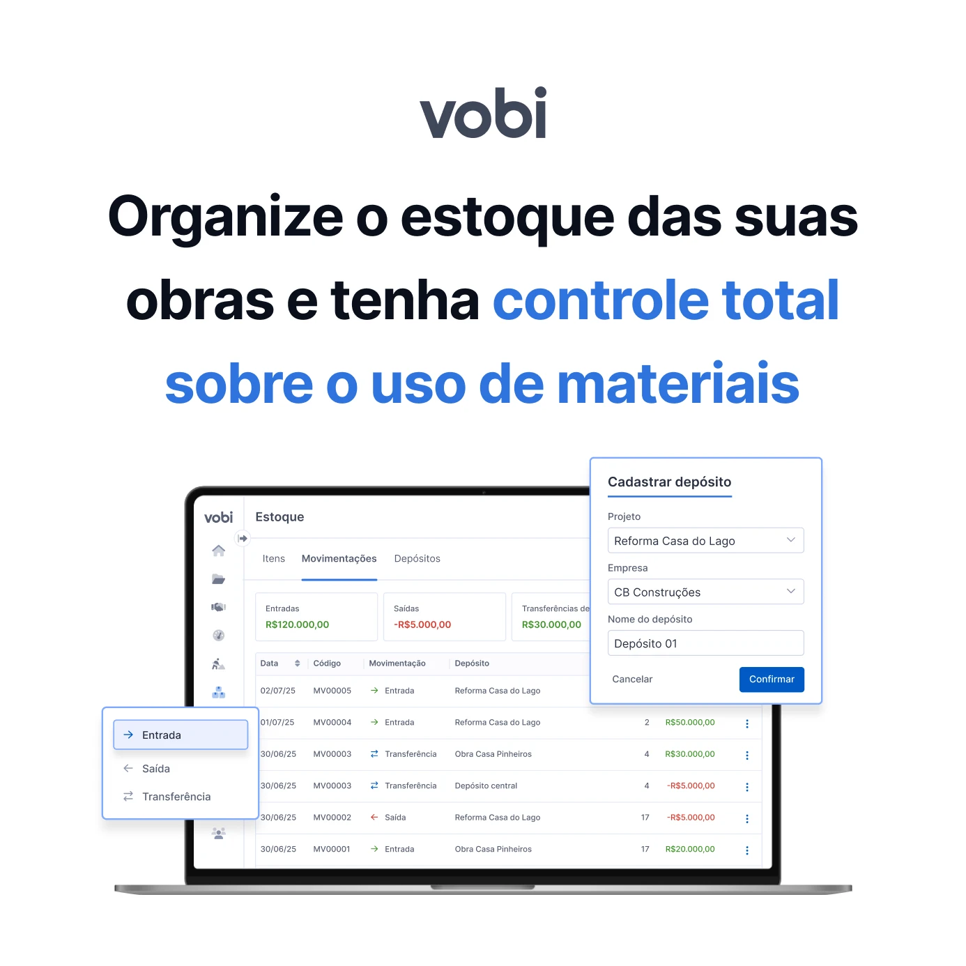 Gestão de Estoque na Vobi