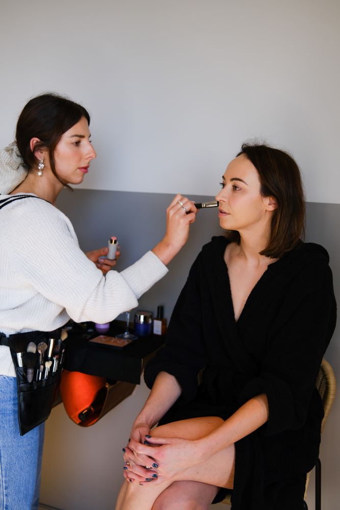 Getting ready for the Kate Sylvester show with Tova O’Brien | Ensemble ...