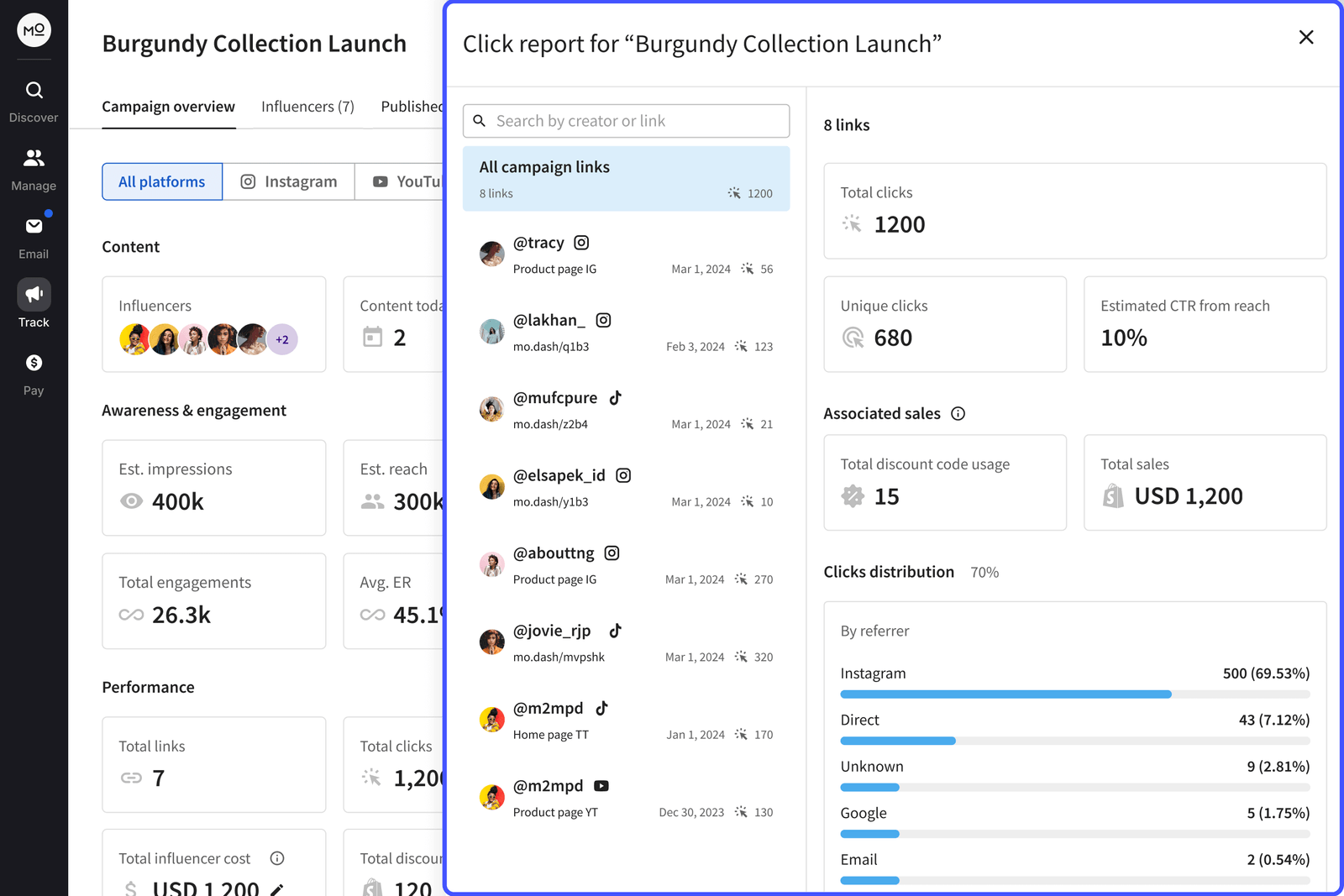 Modash.io | Influencer Marketing Platform