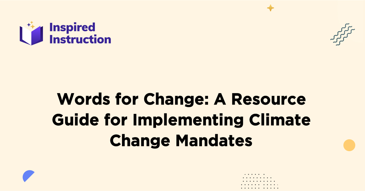 Words for Change: A Resource Guide for Implementing Climate Change Mandates
