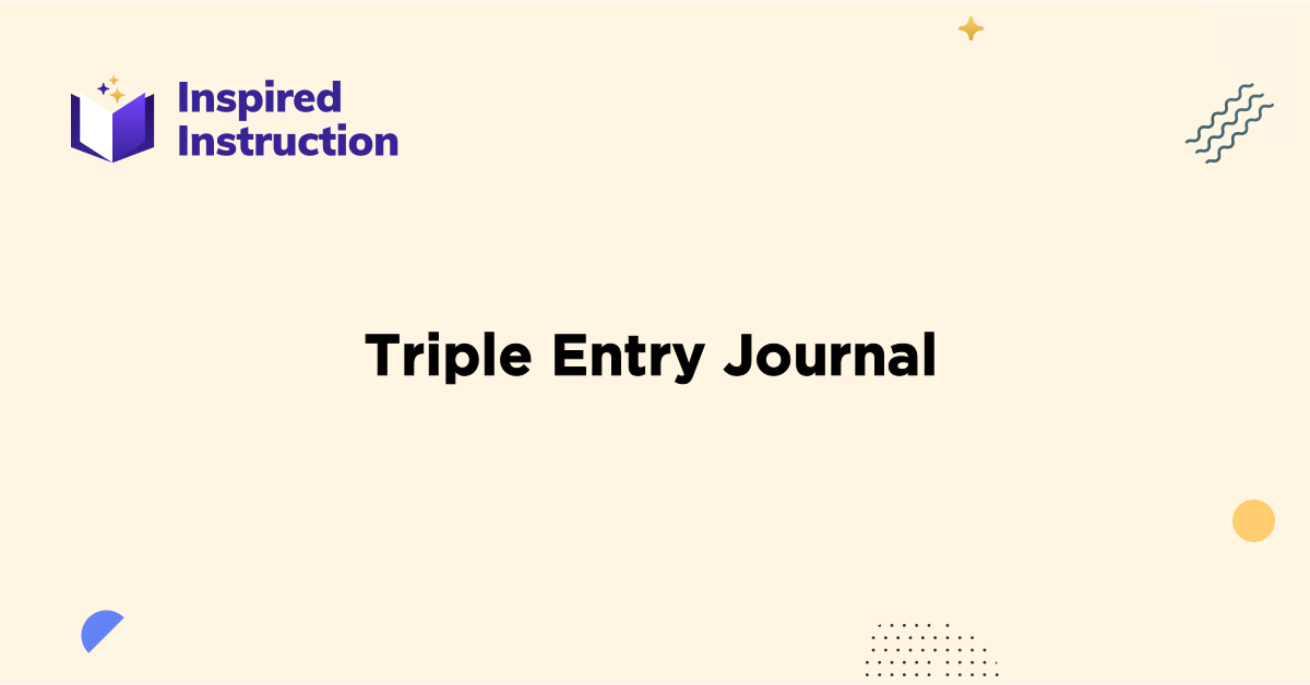 Triple Entry Journal