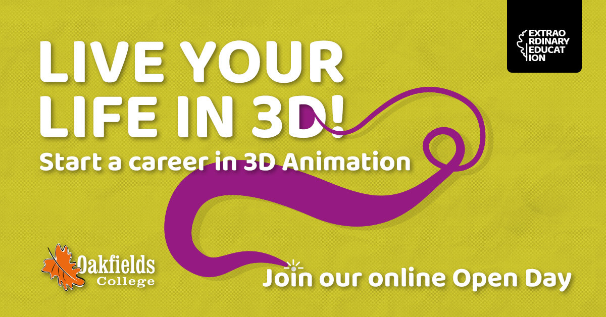Animation Courses | 3D Animation | Oakfields College