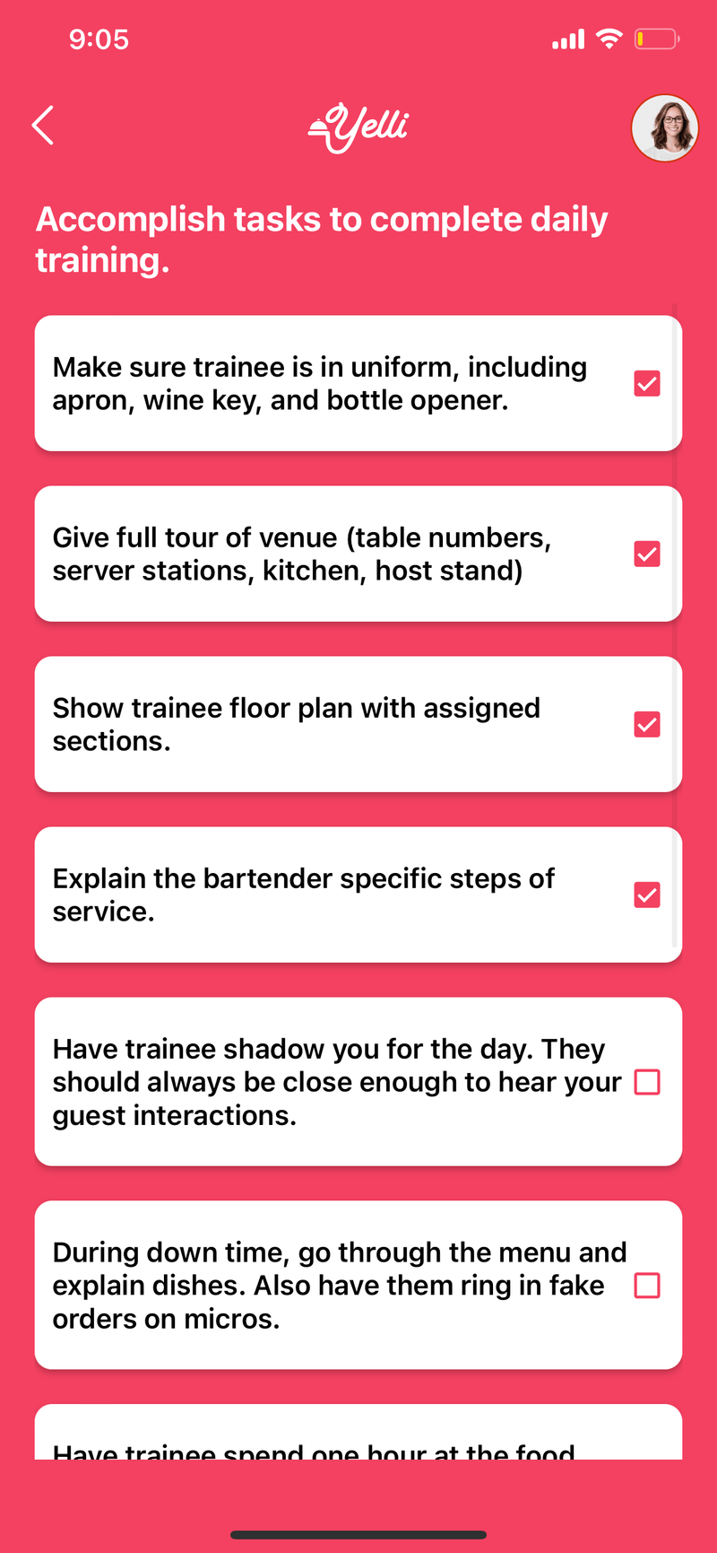 Yelli | The Training Platform for Restaurant