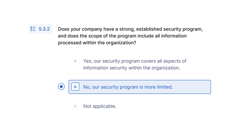 Security Questionnaires