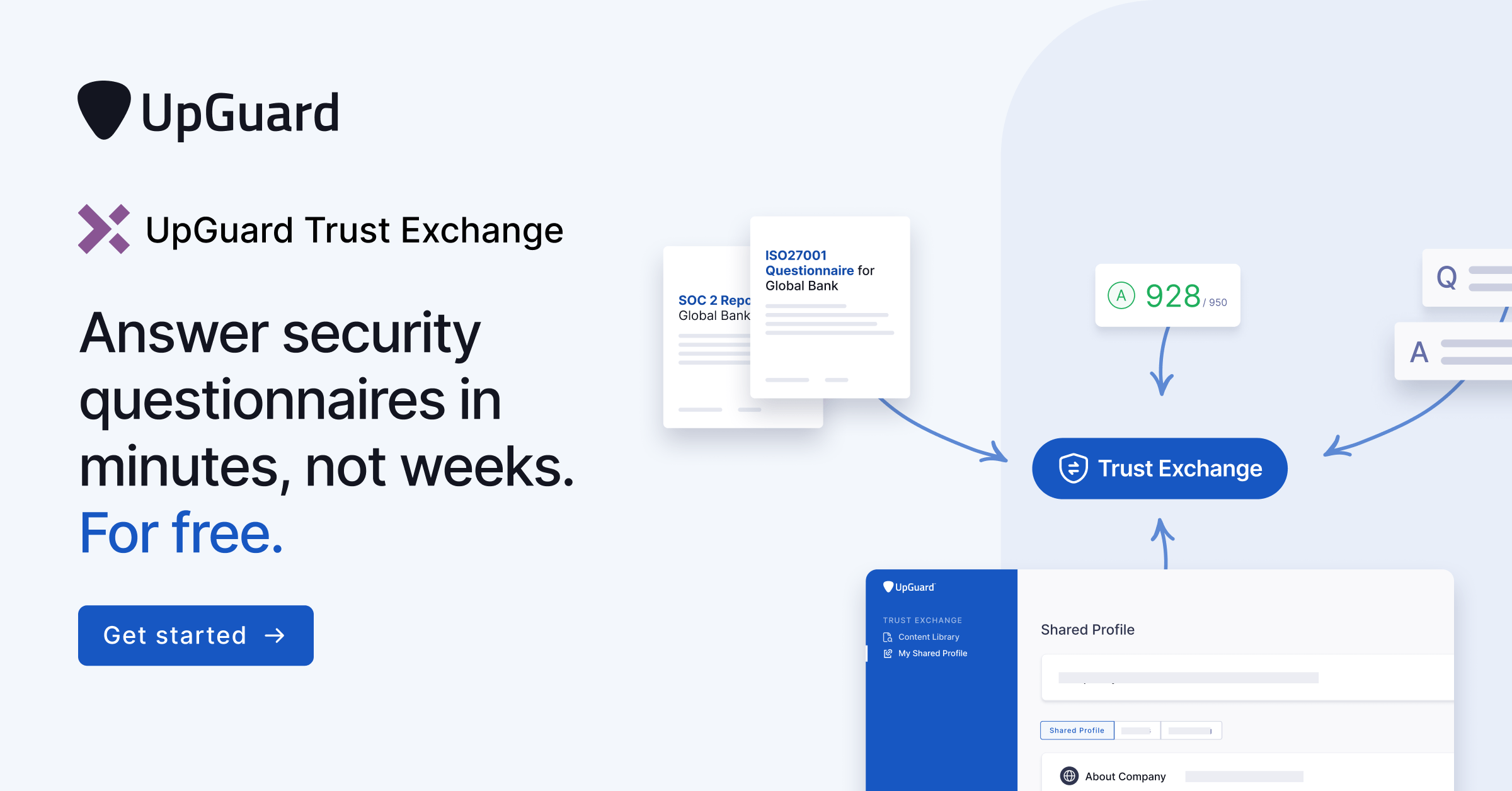 Free Security Questionnaire Automation Software | 2x Faster | UpGuard