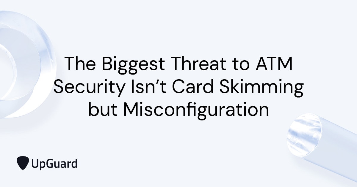 The Biggest Threat to ATM Security Isn't Card Skimming but ...