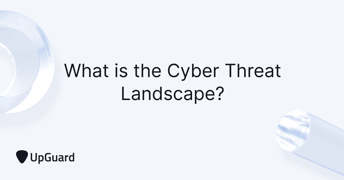 What is the Cyber Threat Landscape? | UpGuard