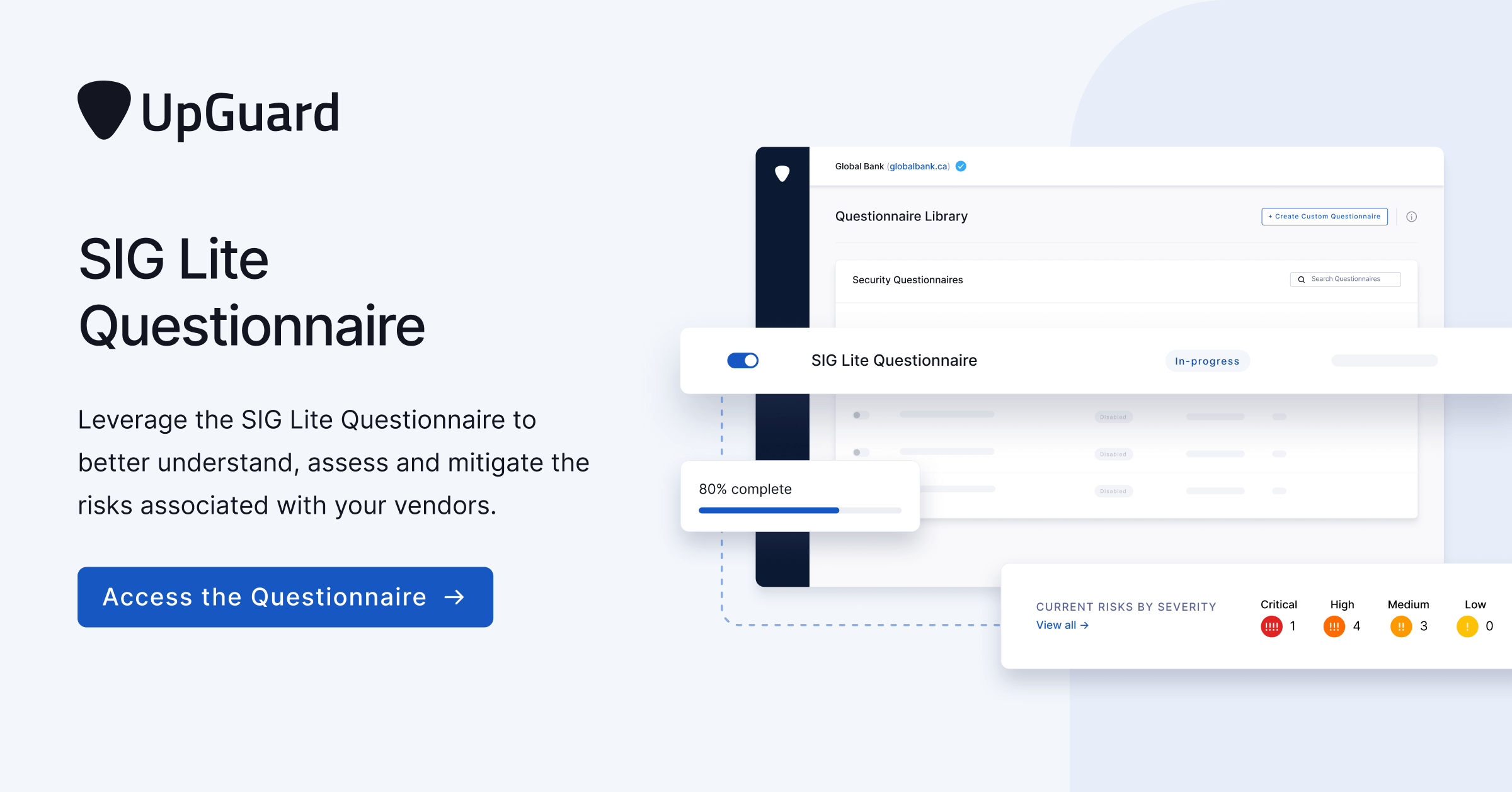 Introducing UpGuard's New SIG Lite Questionnaire | UpGuard