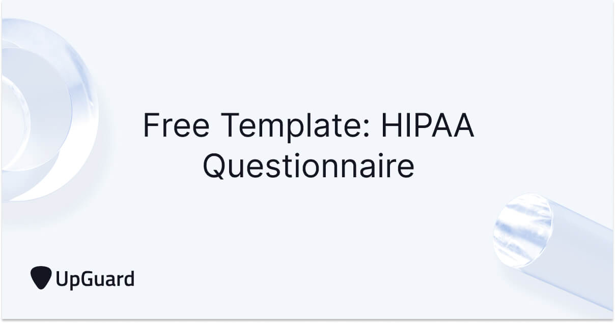COBIT 5 Framework Questionnaire (Free Template) | UpGuard