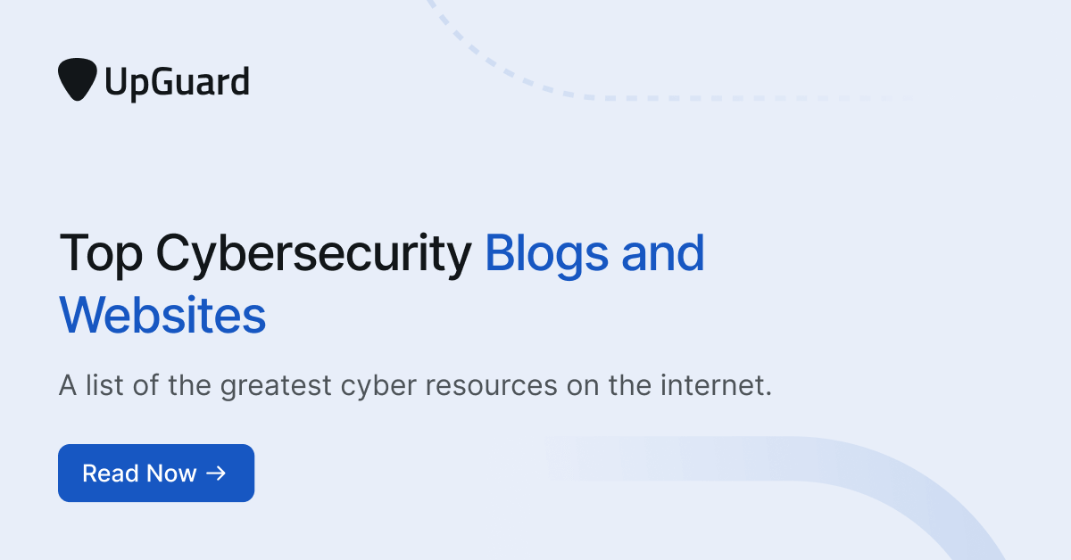 The Top Cybersecurity Websites and Blogs of 2025 | UpGuard