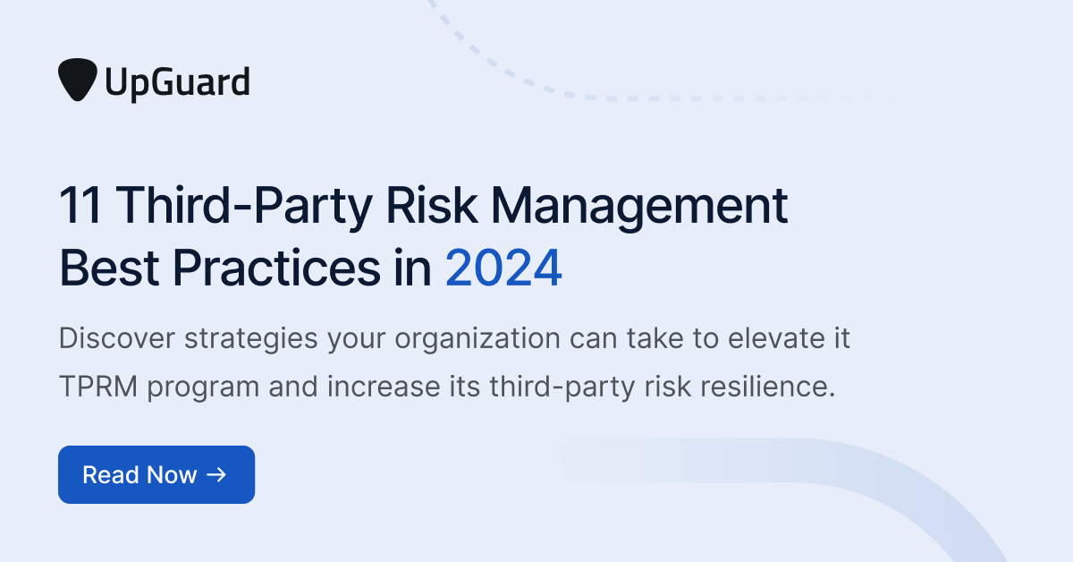 11 Third-Party Risk Management Best Practices in 2025 | UpGuard