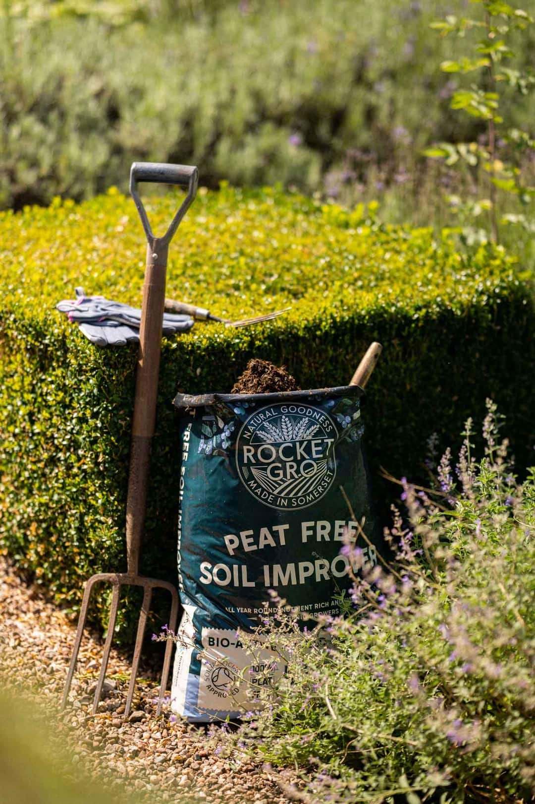 Brand identity and packaging design for a compost manufacturer | RocketGro