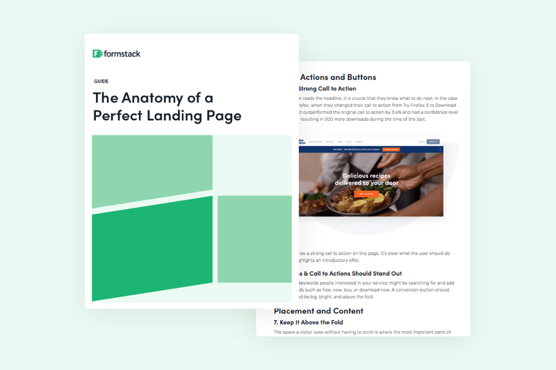 Anatomy of a Perfect Landing Page Design | Improve Conversions | Formstack