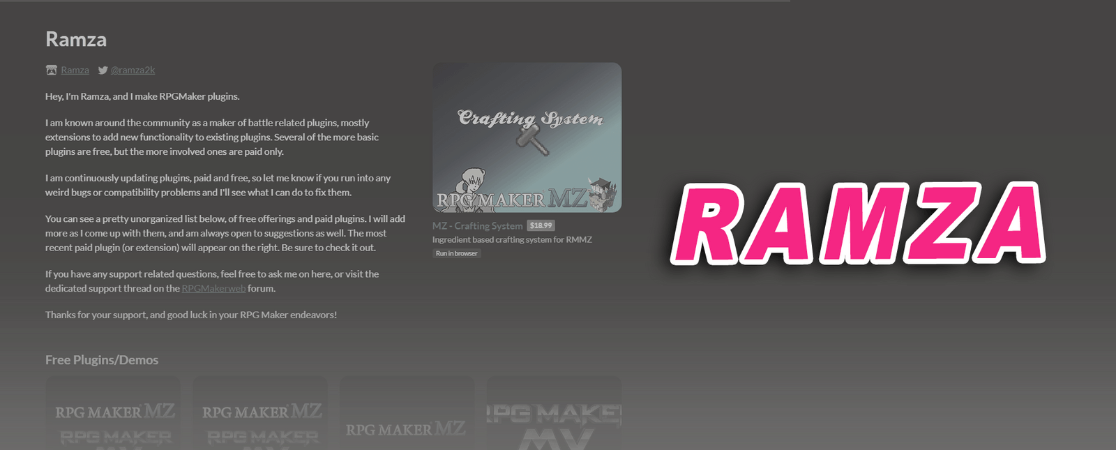 Plugin Tutorial: Ramza's Crafting System | The Official RPG Maker Blog