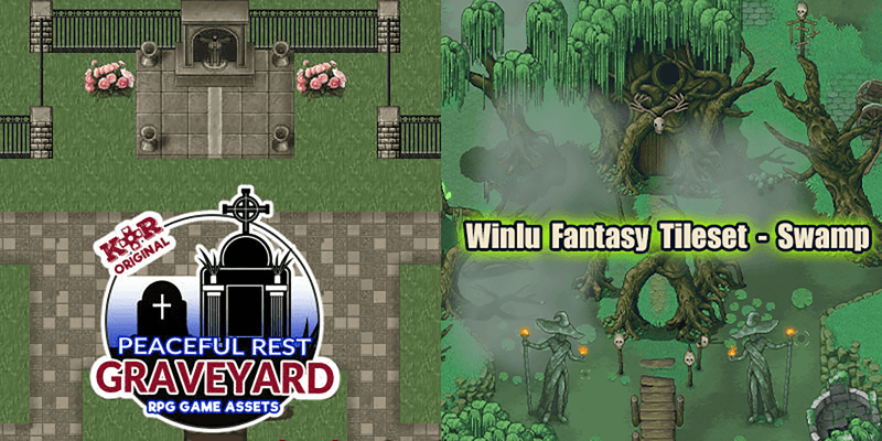 New Releases: KR Peaceful Rest Graveyard Tileset, Winlu Fantasy Tileset ...