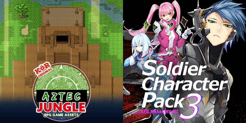 New Releases: KR Aztec Jungle Tileset, Soldier Character Pack 3 | The ...