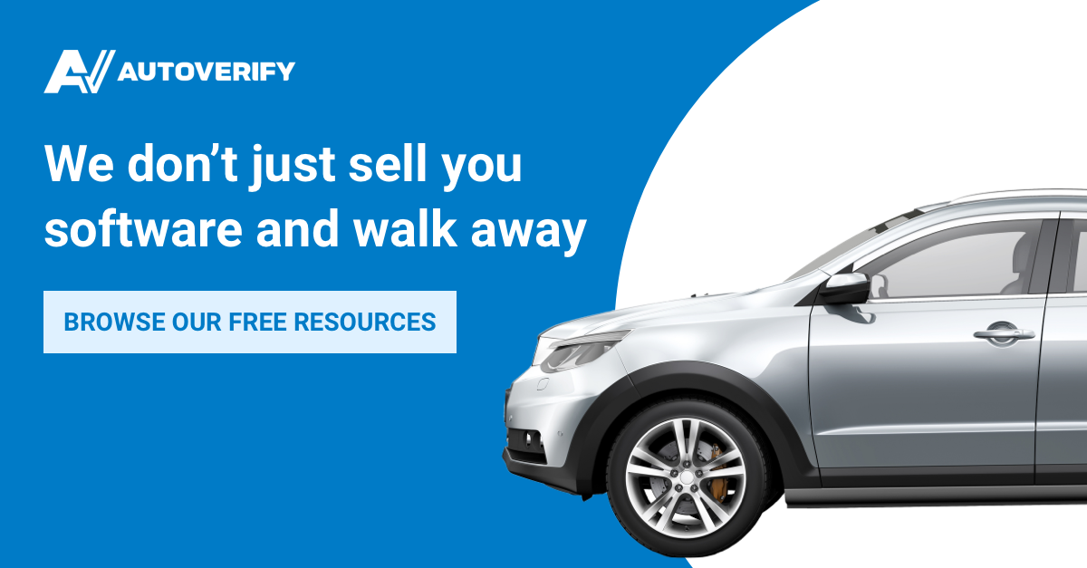AutoVerify | Free Dealer Resources