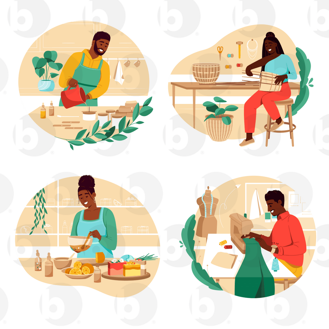 Illustrations of Black People for Your Next Digital Project | Black ...