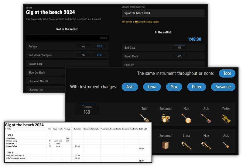 The Multi-Tool for Band-Organization. BANDZONE