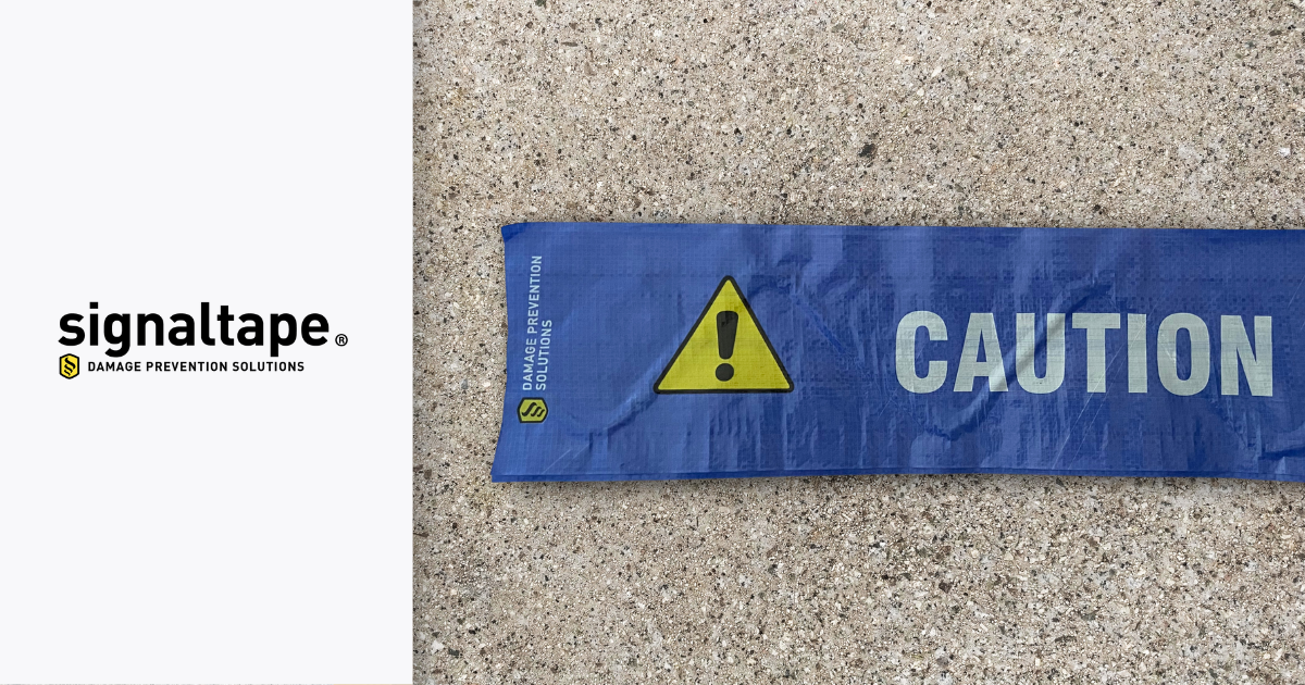 Signaltape® Underground Warning Tape | Damage Prevention
