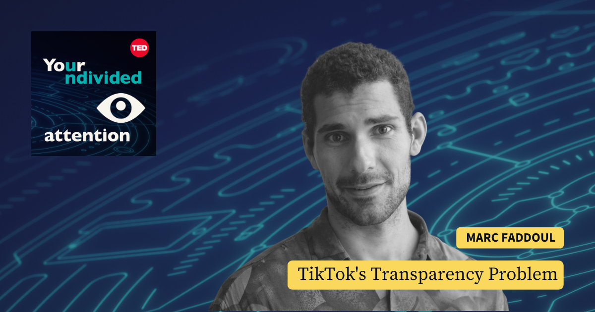 TikTok's Transparency Problem with Marc Faddoul