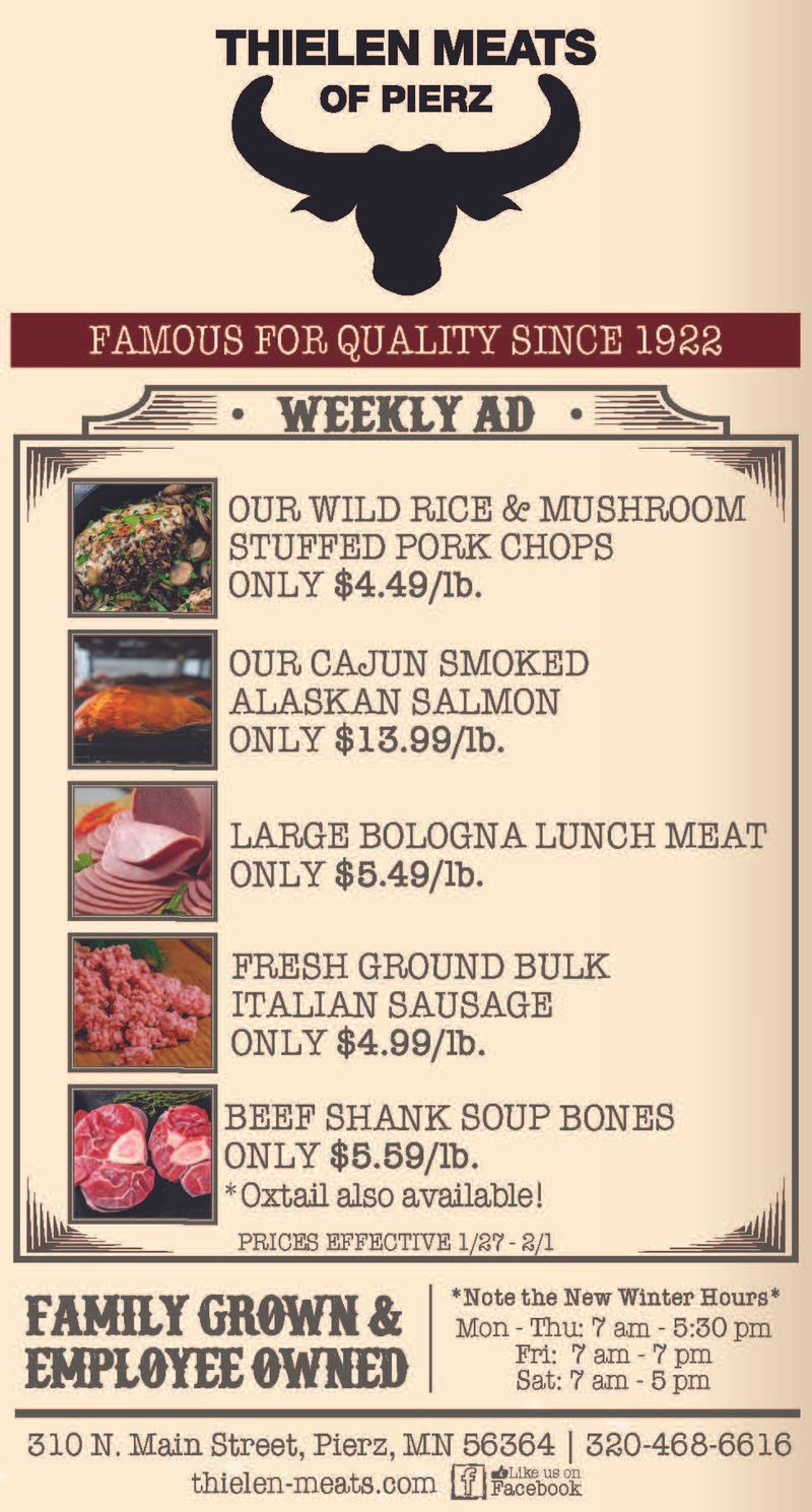 Meat Market in Pierz MN | Thielen Meats of Pierz