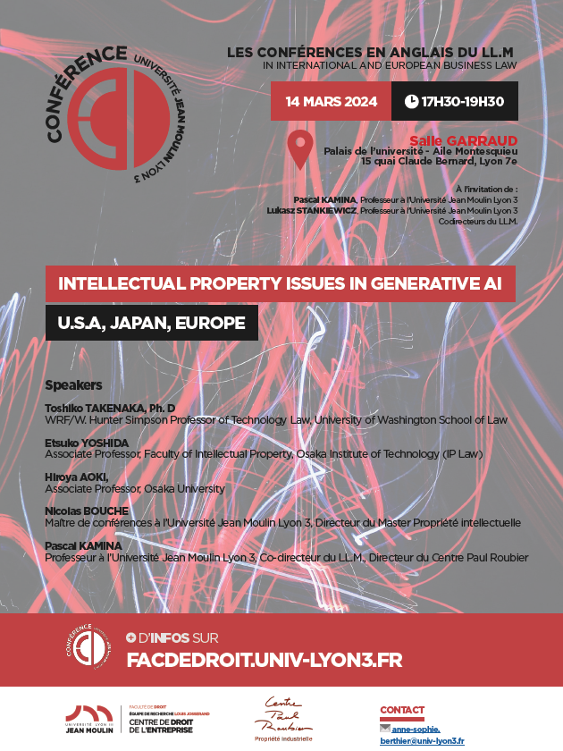 Seed IP's Toshiko Takenaka, Ph.D., to speak at "Intellectual Property Issues in Generative AI ...